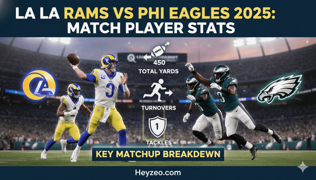 Los Angeles Rams vs Philadelphia Eagles Match Player Stats 2025